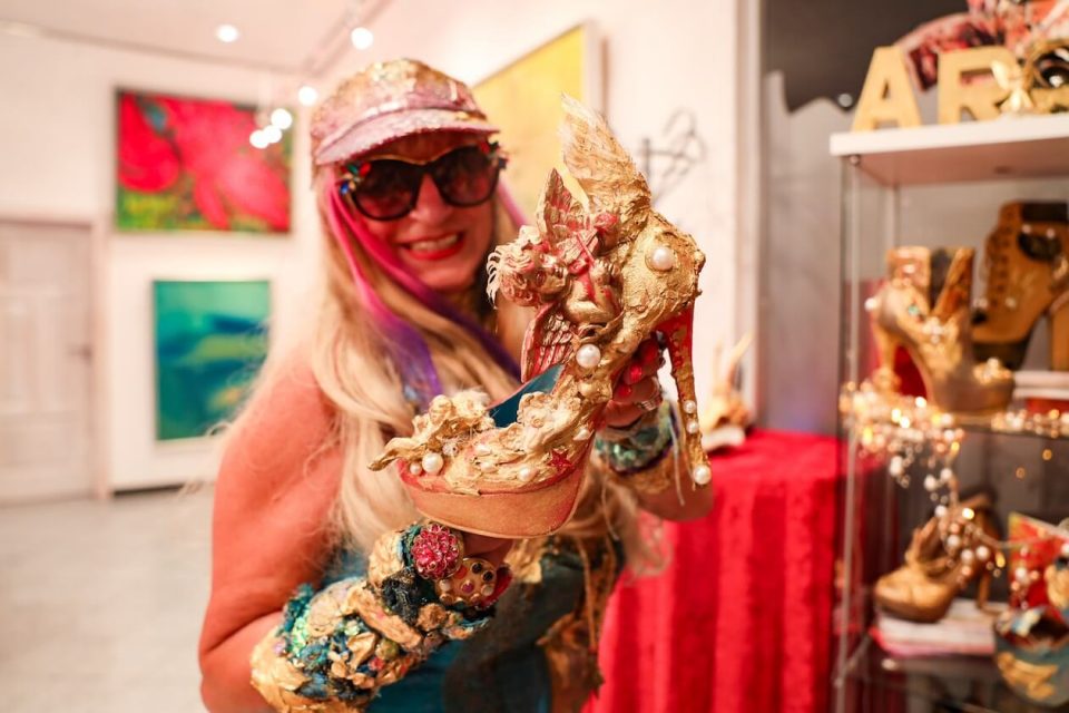 Je schriller, desto besser: die Karlsruher Künstlerin Bruneta Reinert